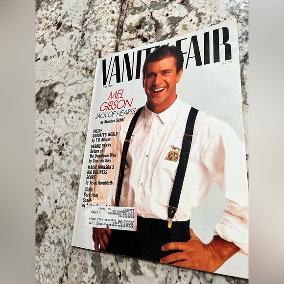 Other | July 1989 Mel Gibson Vanity Fair Magazine Qaddafi Debbie Harry ...